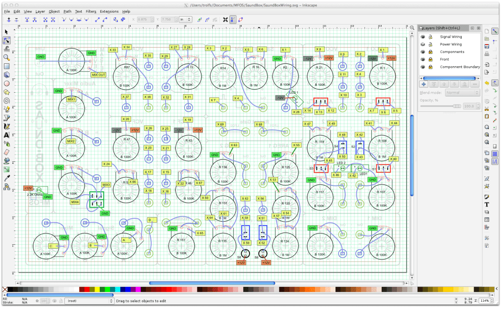 Synth Project: Creating Front Panel Layout and Wiring Plan | solderspot